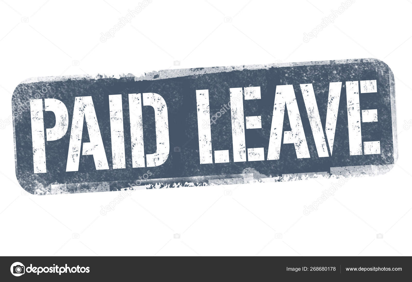 Paid leave sign or stamp Stock Vector by ©roxanabalint 268680178