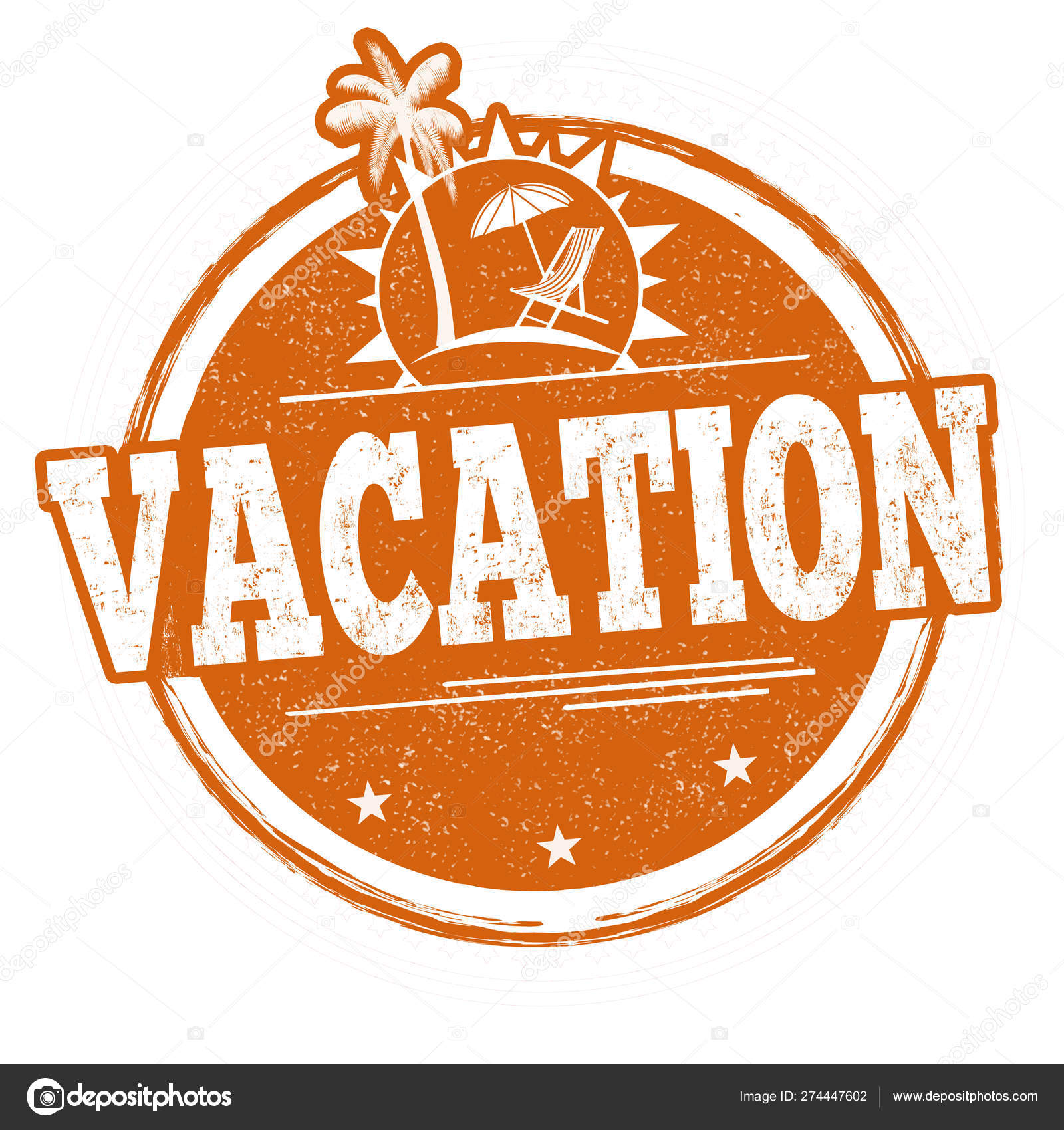 Vacation sign or stamp Stock Vector Image by ©roxanabalint #274447602