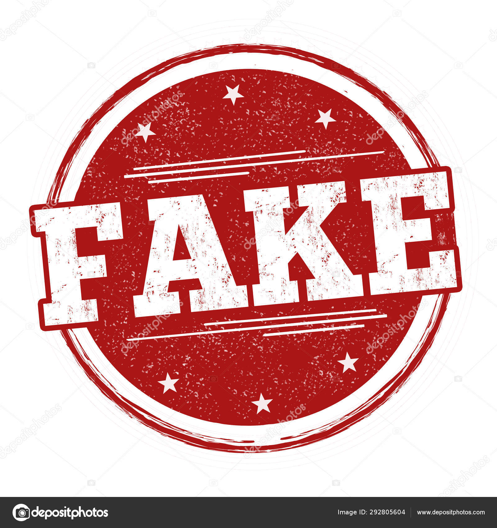 Fake sign or stamp Stock Vector by ©roxanabalint 292805604