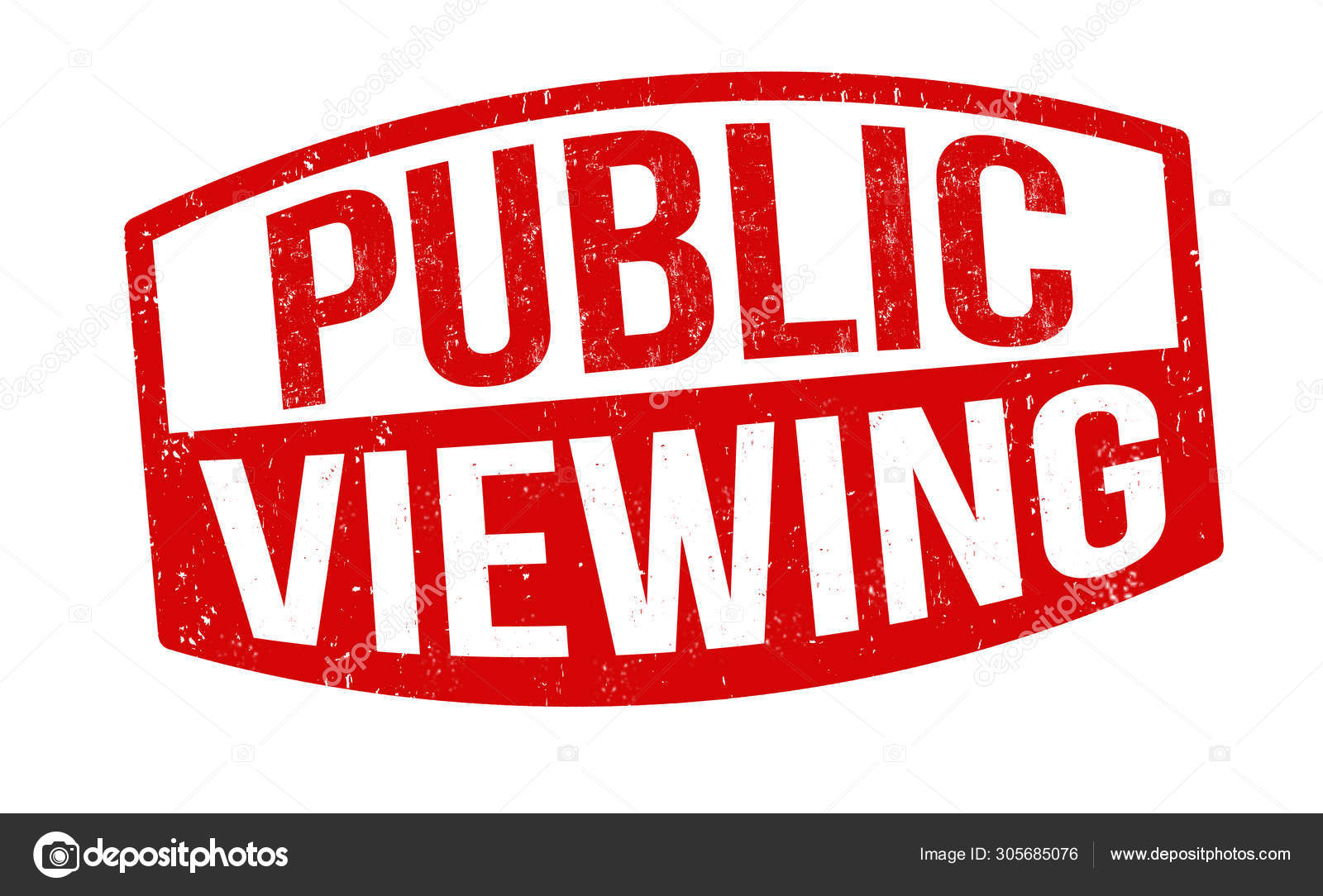 Public viewing sign or stamp Stock Vector Image by ©roxanabalint #305685076