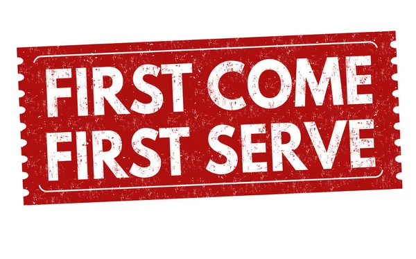 5,773,916 First come first serve Vector Images | Depositphotos