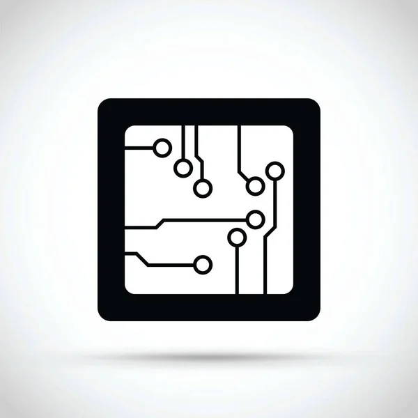 Black Computer Chip Icon Stock Vector Image by ©jameschipper #234841990