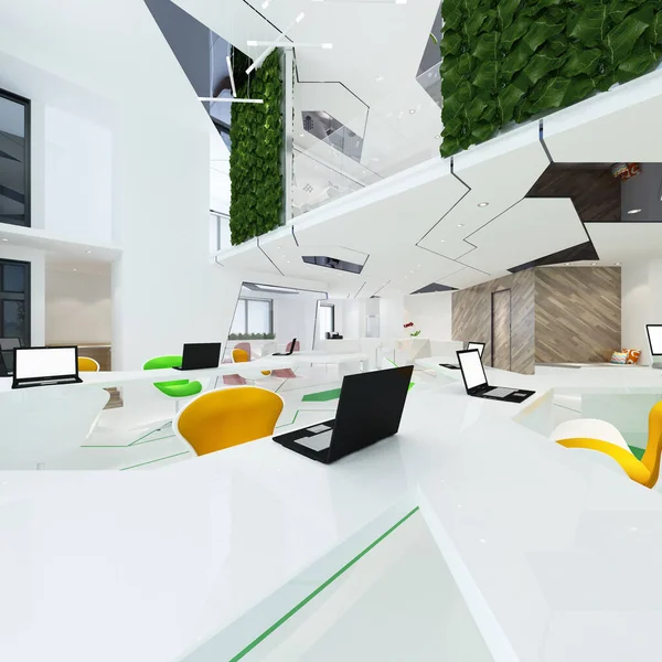 Modernt Kontor Interiör Rendering — stockfoto © baojia1998 #390657424