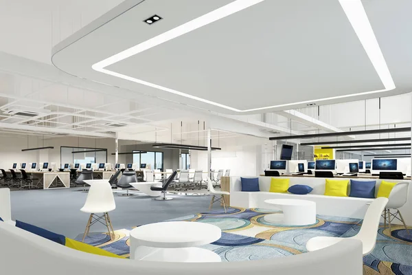 Modernt Kontor Interiör Rendering — stockfoto © baojia1998 #390657424