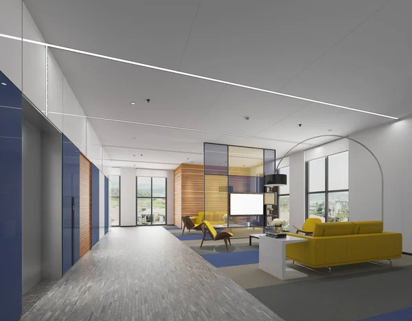 Modernt Kontor Interiör Rendering — stockfoto © baojia1998 #390657424