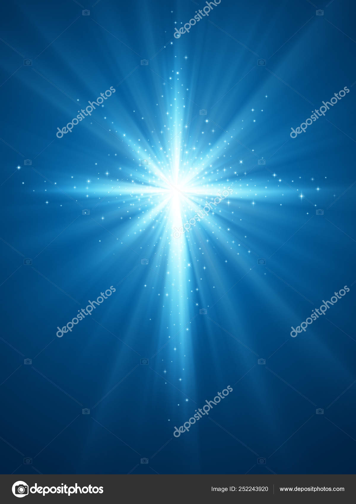 Bright Star Background with Cross Stock Vector Image by ©djahan #252243920