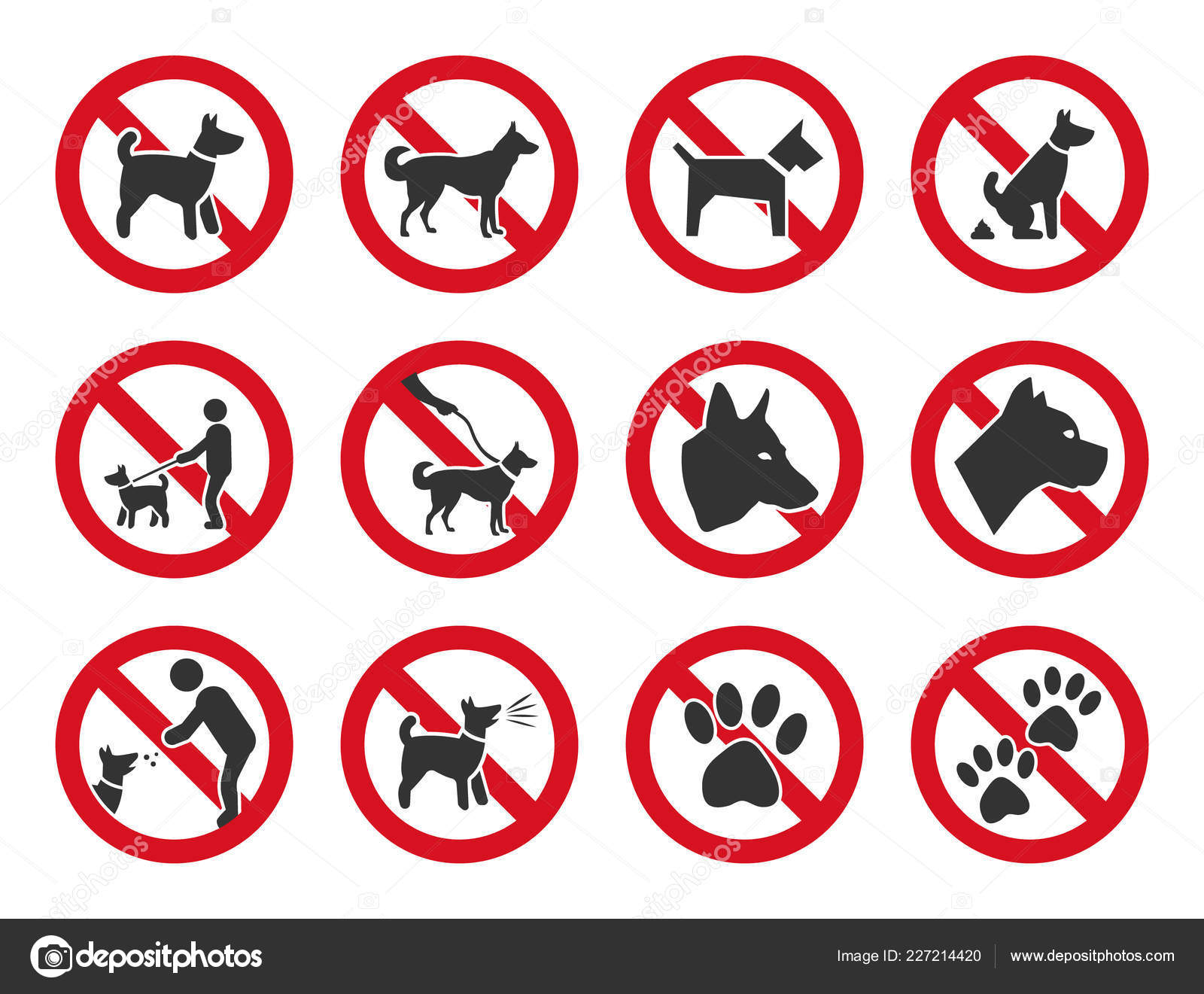 No Dog Sign