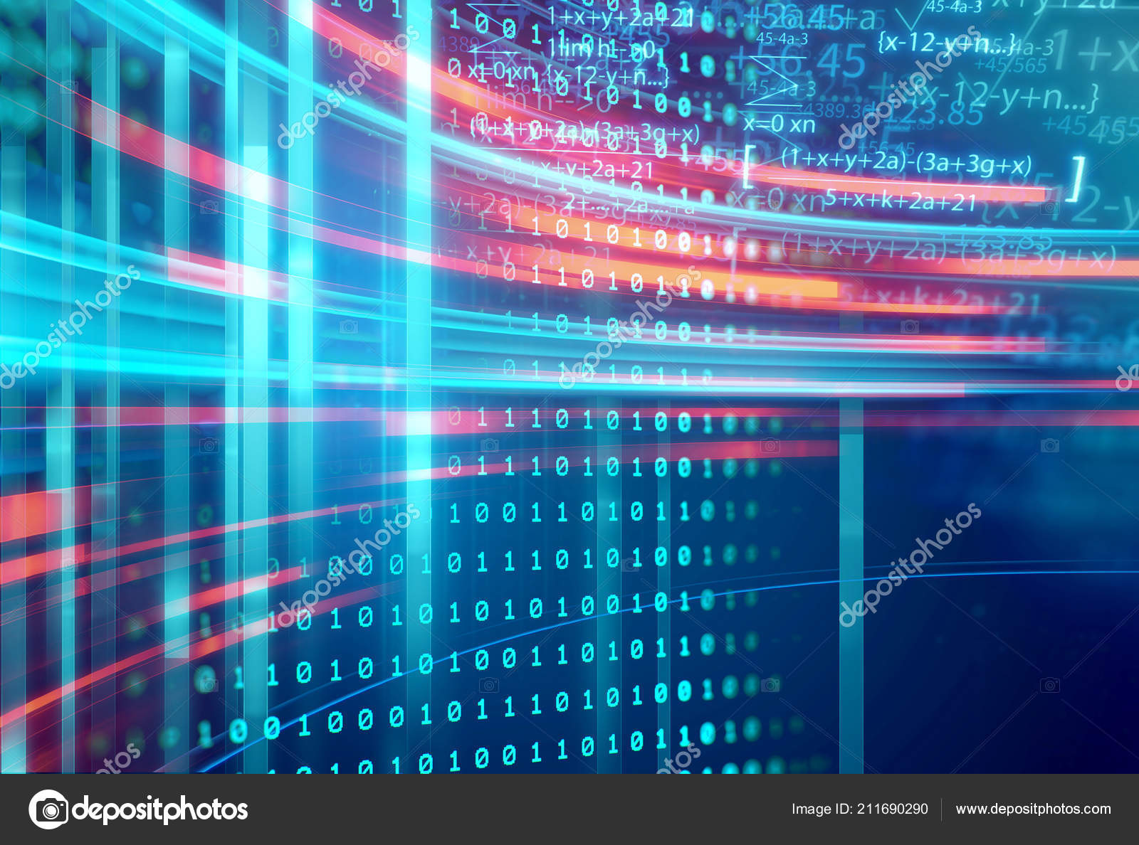 Science Formula Math Equation Abstract Background Concept Machine ...