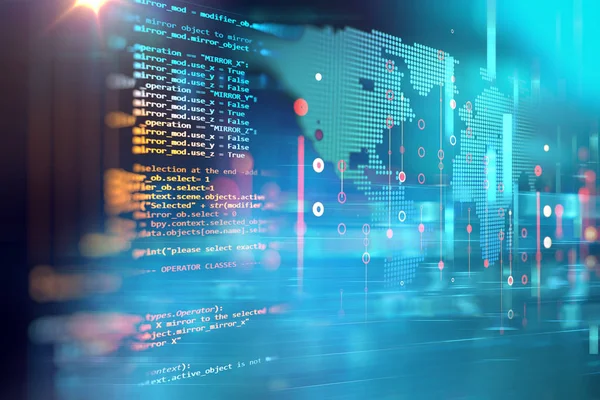 Programming code abstract technology background — Stock Photo © monsit ...