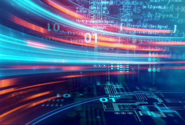 science formula and math equation abstract background. concept of ...