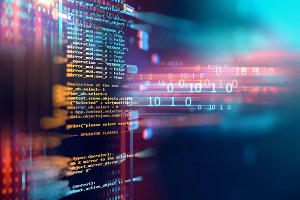 Programming Code Abstract Technology Background Of Software Developer And Computer Script