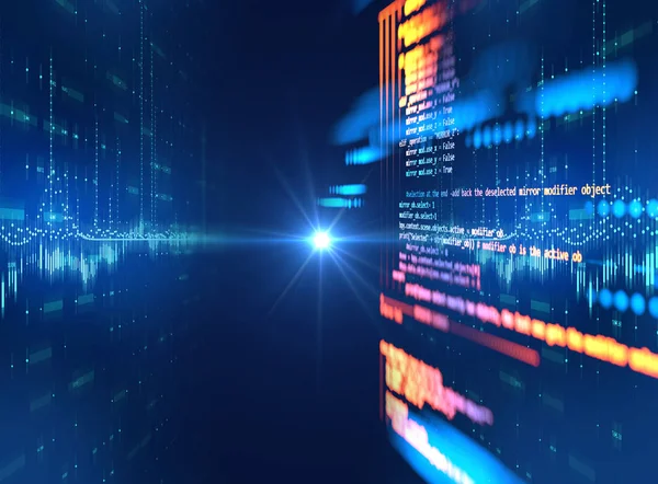 Programming code abstract technology background of software deve ...