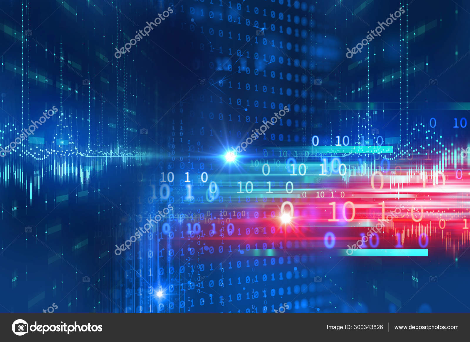 Technical financial graph on technology abstract background Stock Photo ...