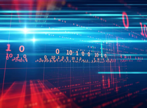 digital code number abstract technology background - Stock Image ...