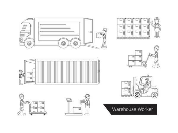 Warehouseman Vector Art Stock Images | Depositphotos