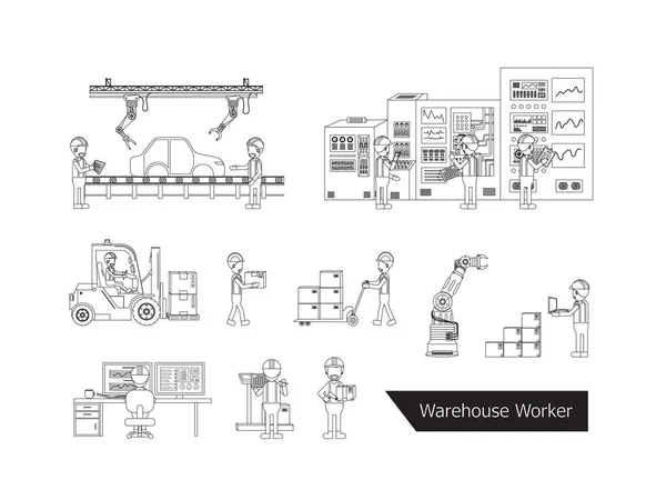 Warehouseman Vector Art Stock Images | Depositphotos