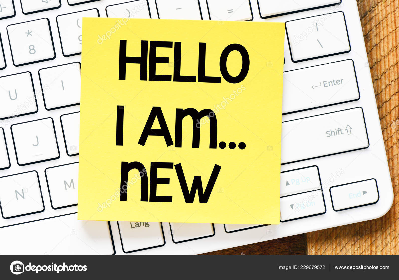 Hello New Text Concept — Stock Photo © roobcio #229679572