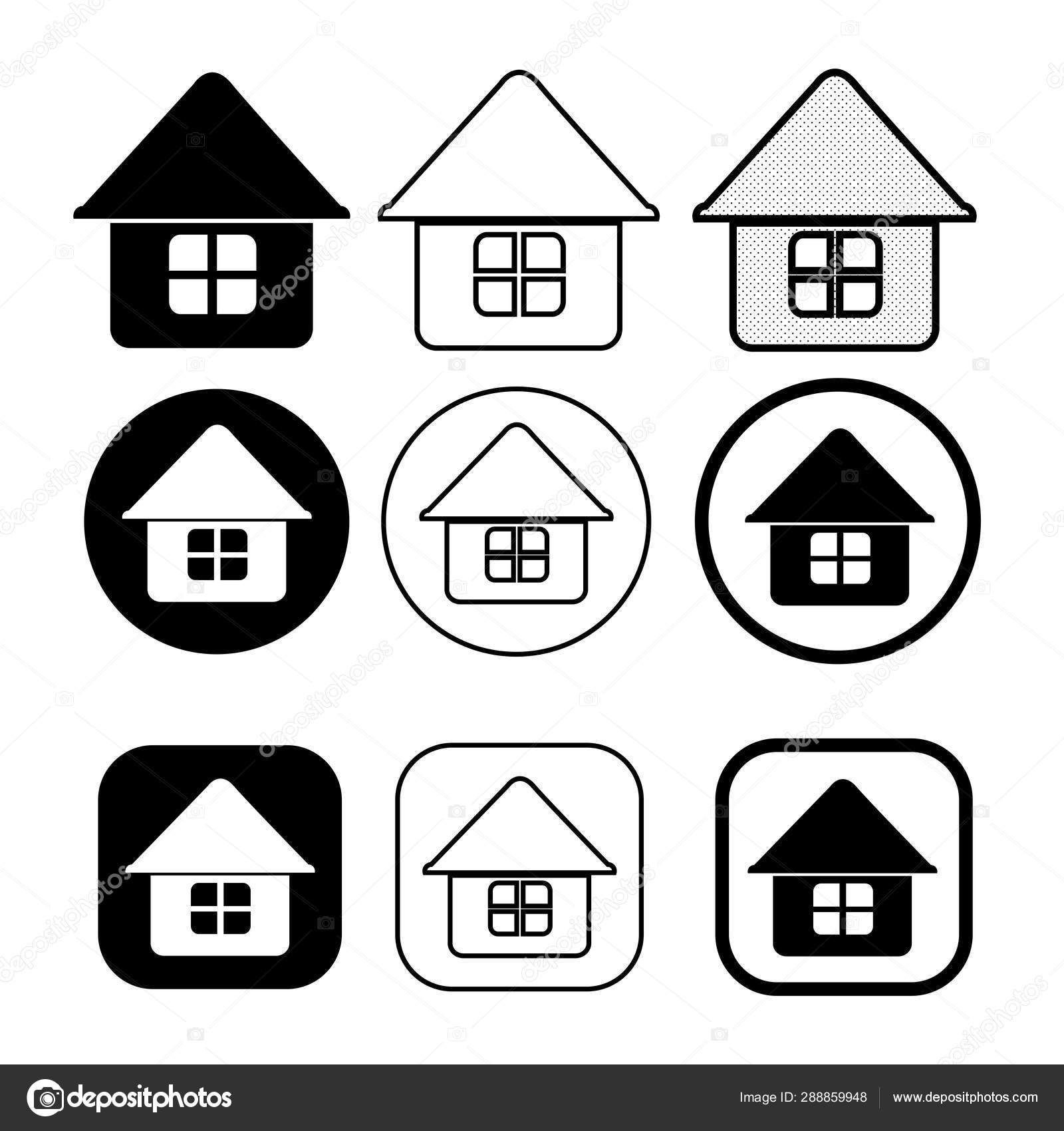Simple House Icons