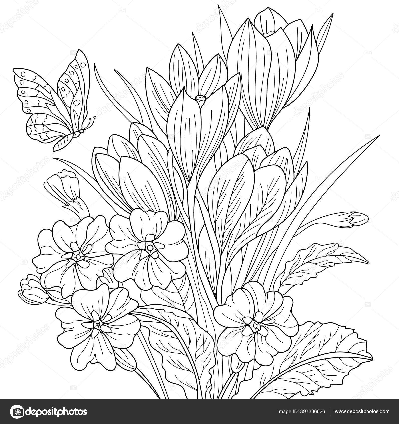 Petals Coloring Pages