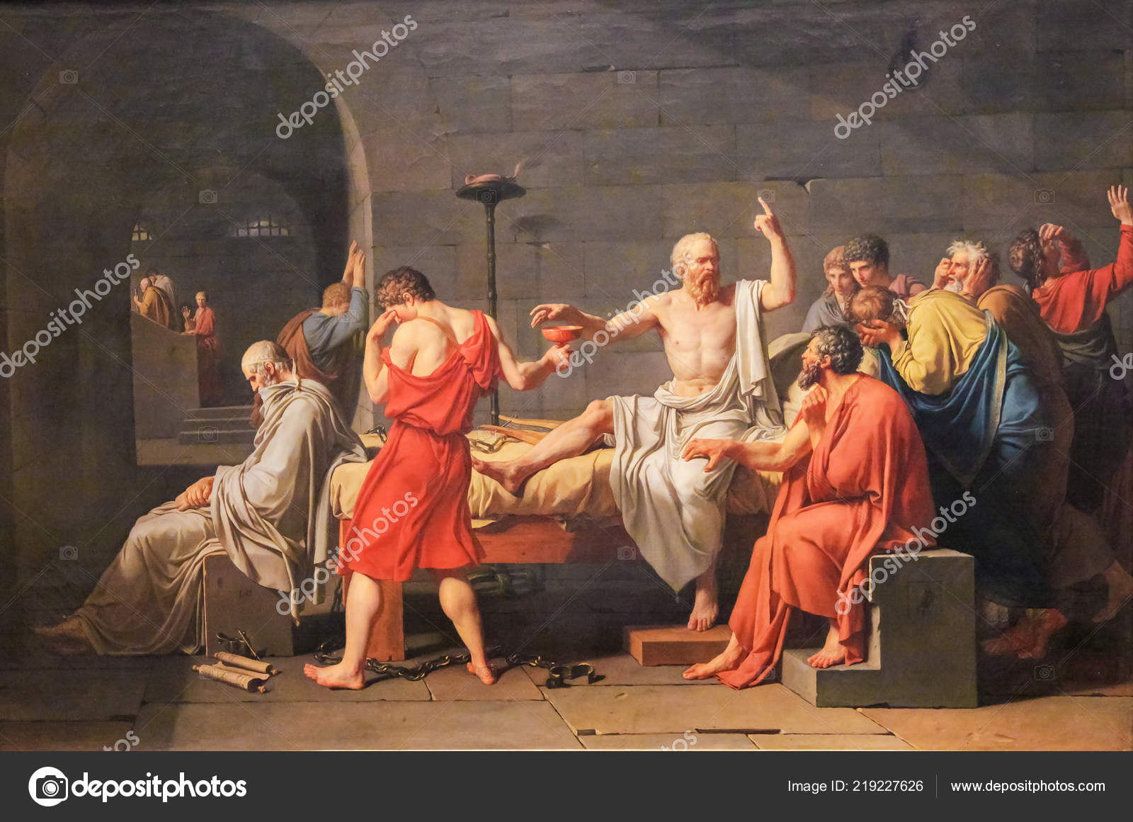 Plato Socrates Painting