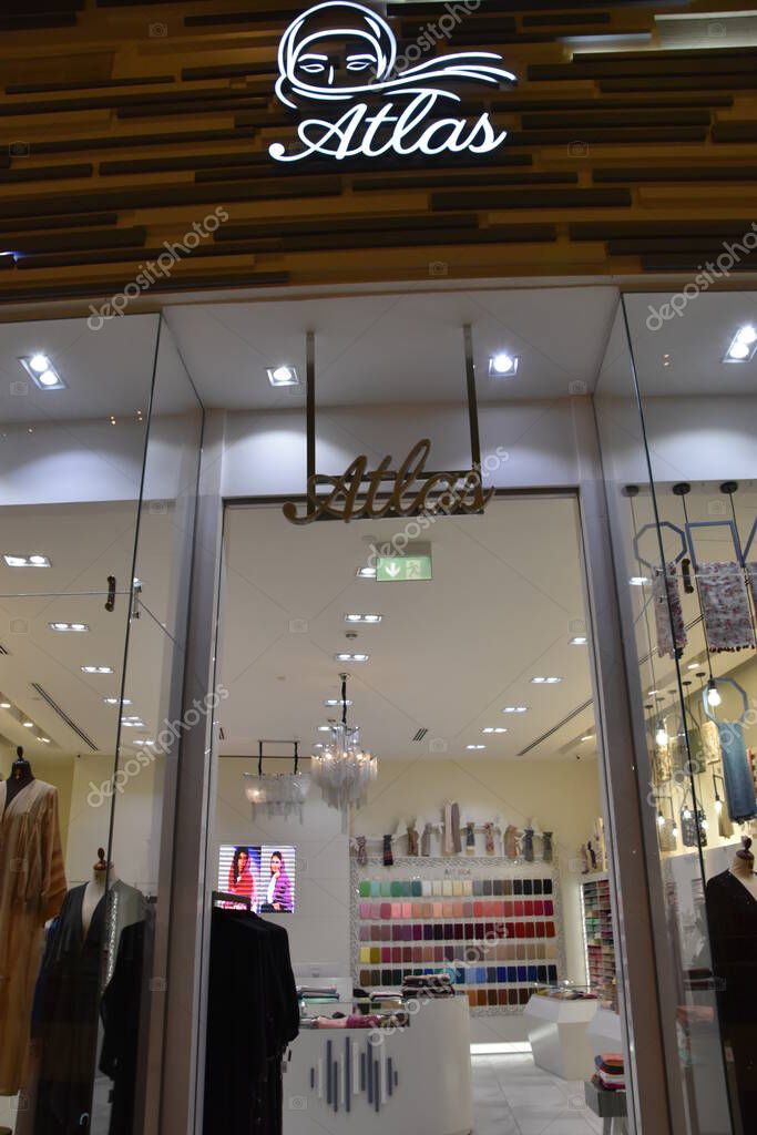DUBAI, UAE - DEC 30: Atlas store at Dubai Festival City in Dubai, UAE ...