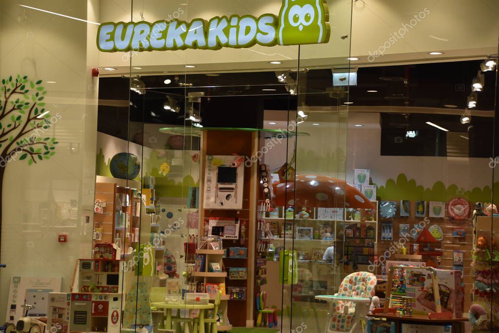 DUBAI, UAE - DEC 30: Eureka Kids at Dubai Festival City in Dubai, UAE, as seen on Dec 30, 2021 ...