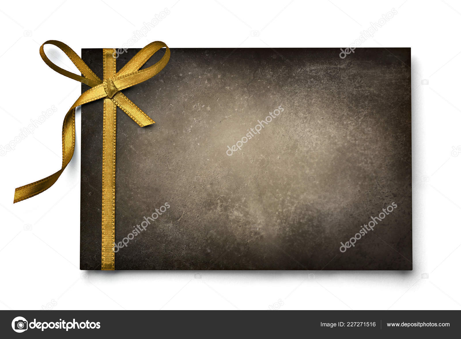 Close Note Card Ribbon Bow White Background Stock Photo by ©PicsFive ...