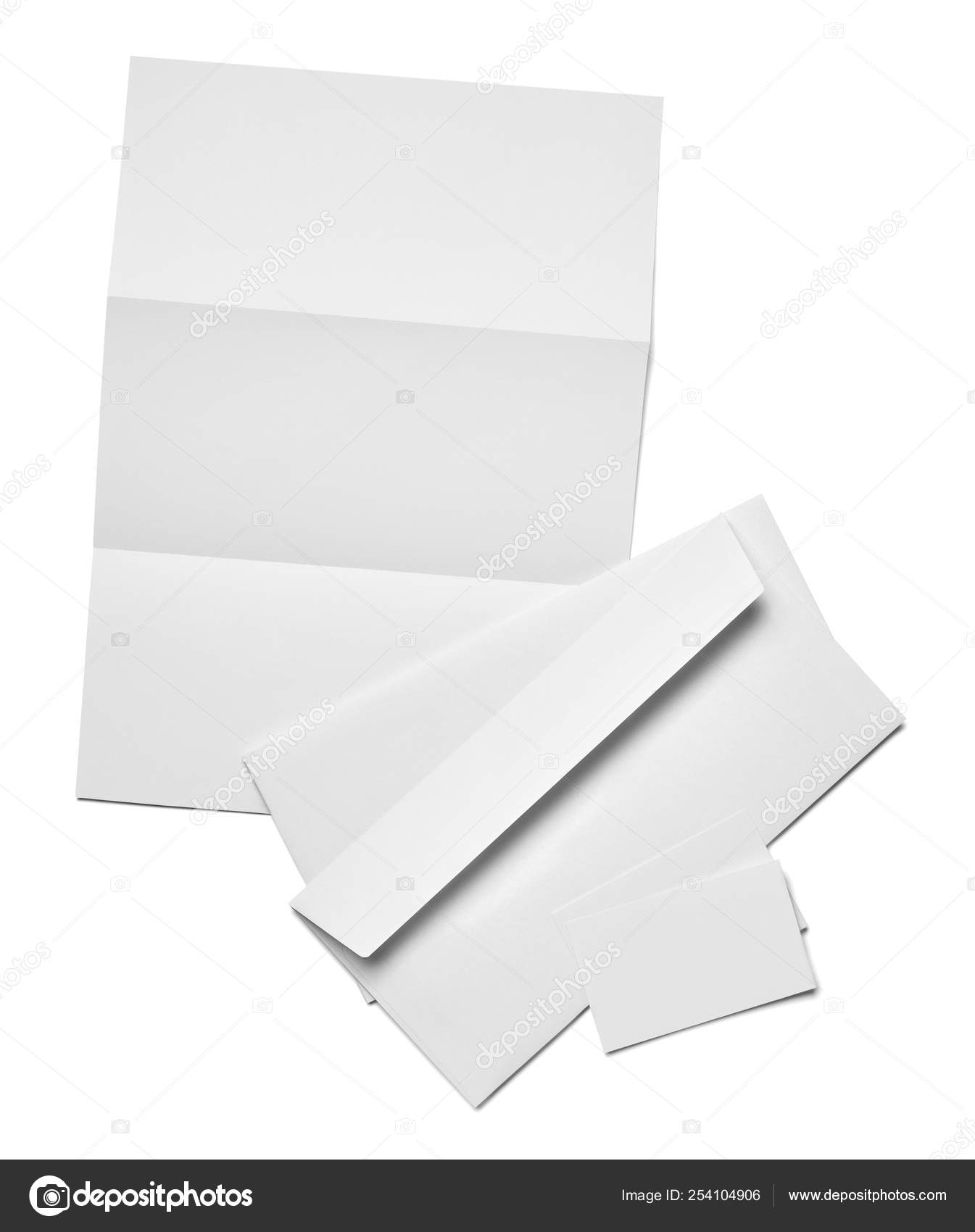 Envelope letter card paper template business — Stock Photo © PicsFive ...