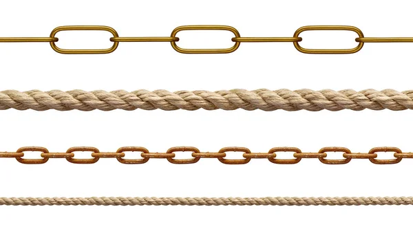 Gold Rope Chain Vector