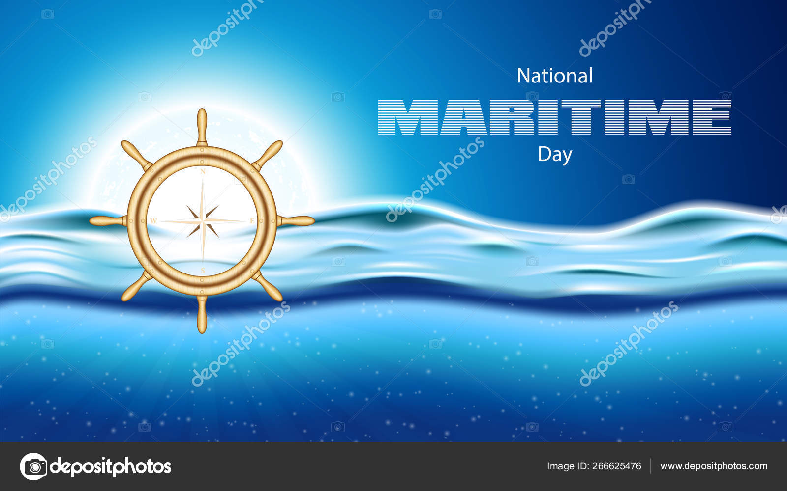 Día Marítimo Vector de stock #266625476 de ©gigello