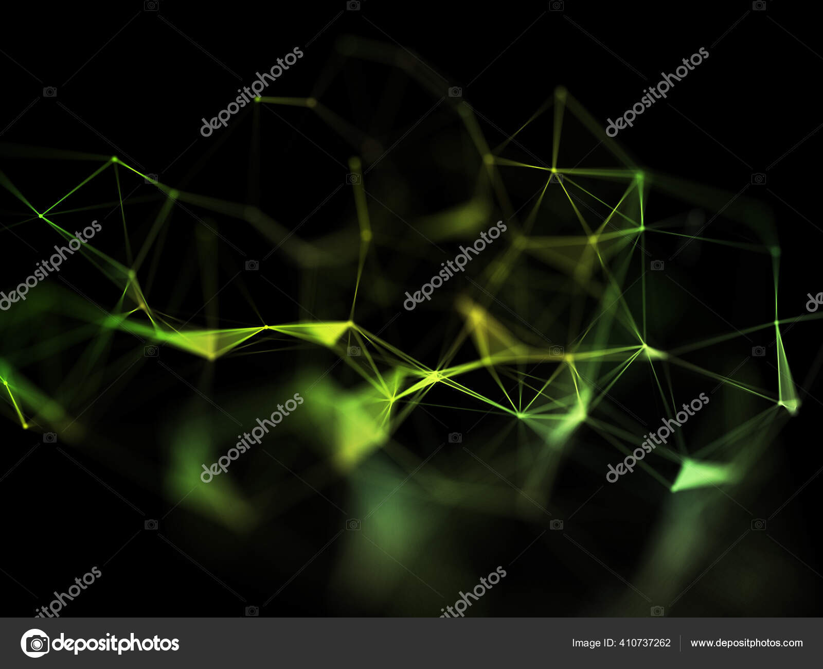 Render Low Poly Plexus Design Network Communications Stock Photo by ...