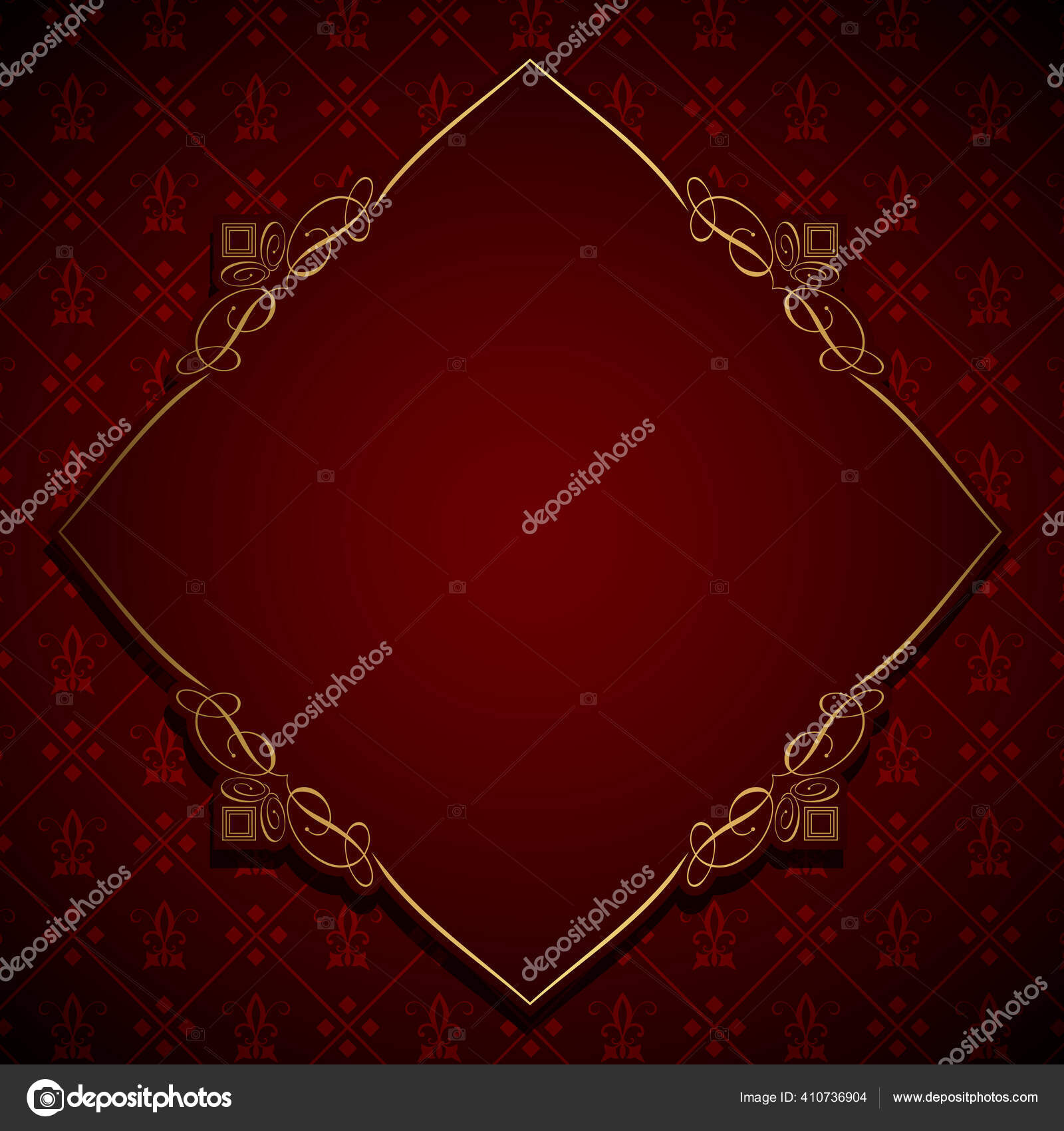 Elegant Background Decorative Gold Frame Stock Vector by ©kjpargeter ...