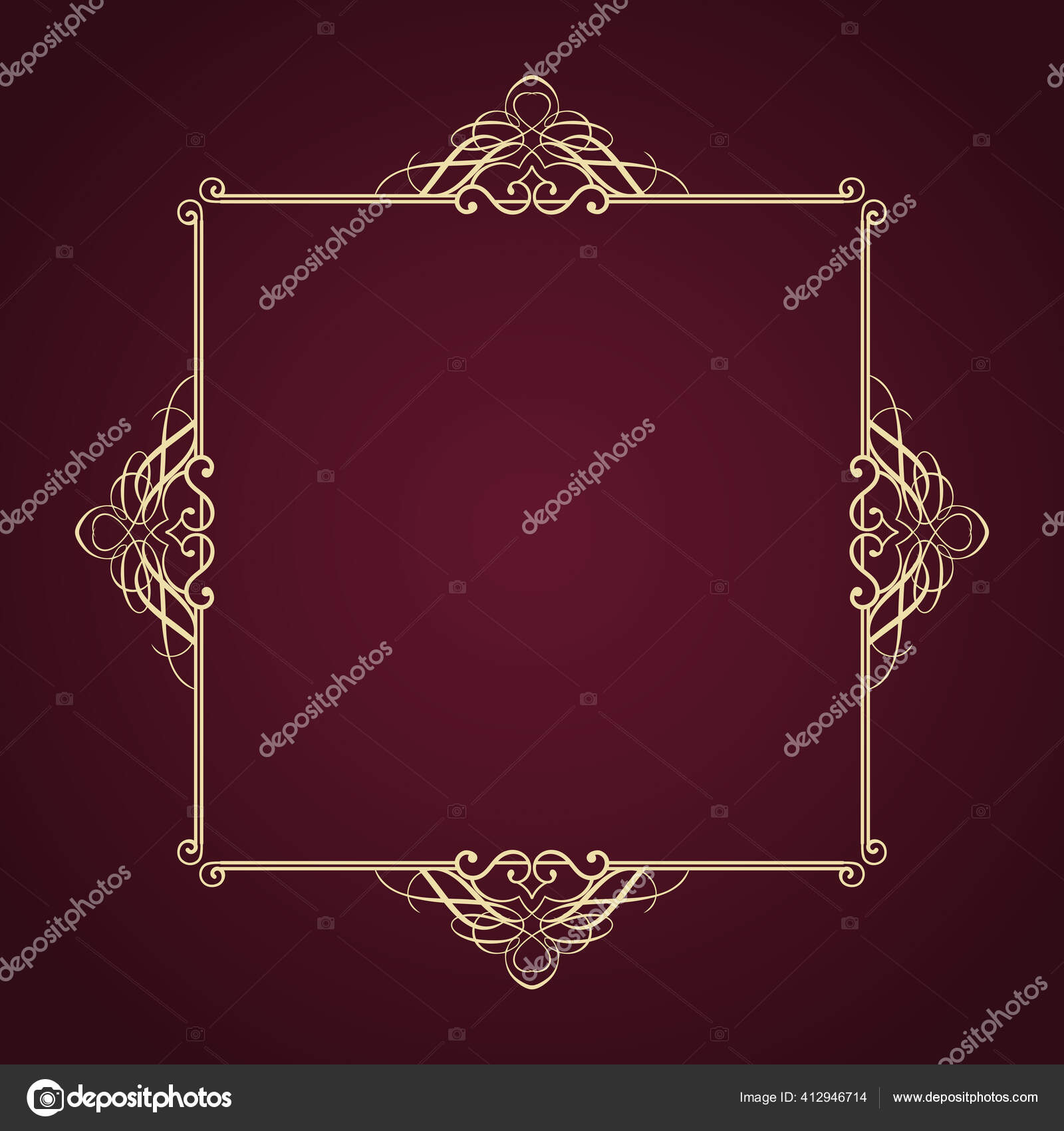 Elegant Background Decorative Border Stock Vector Image by ©kjpargeter ...