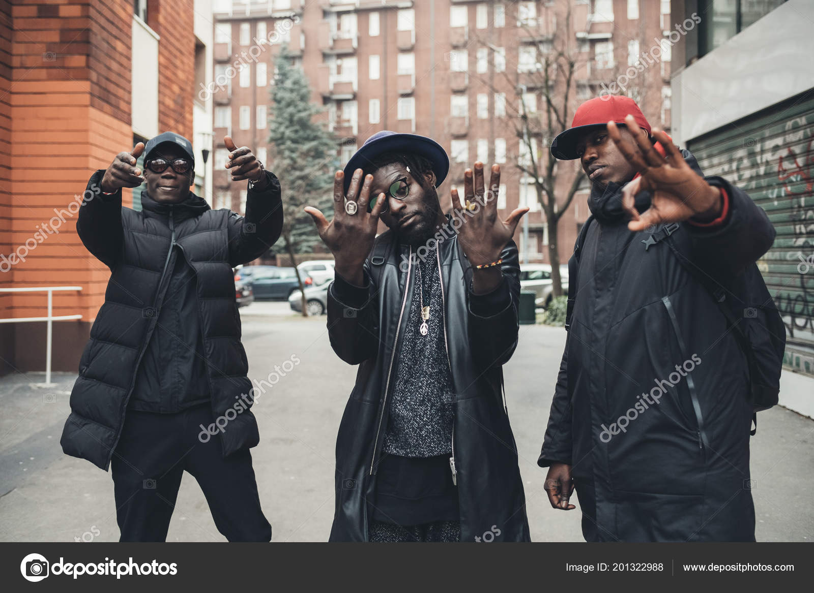 Rappers Looking At Camera