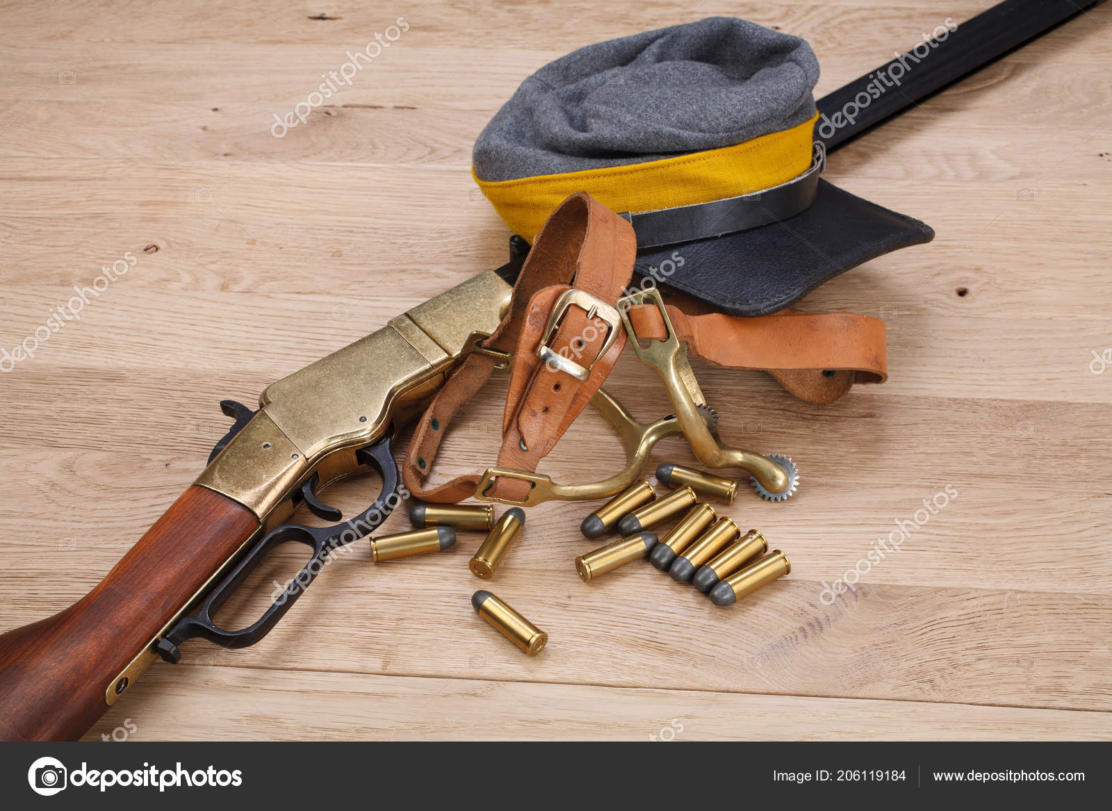 Civil War Period Repeating Rifle — Stock Photo © zim90 #206119184