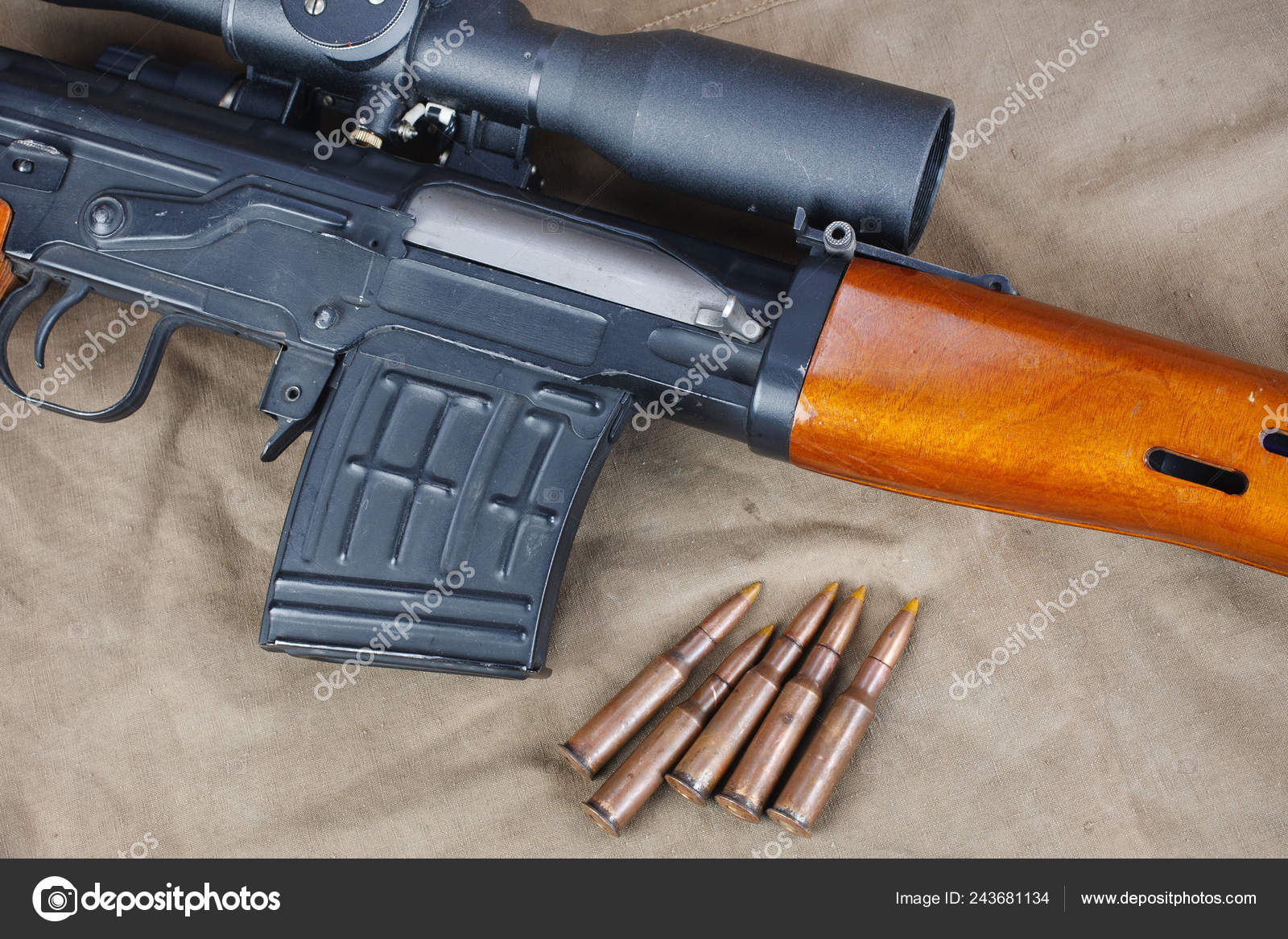 Dragunov Sniper Rifle Bullet