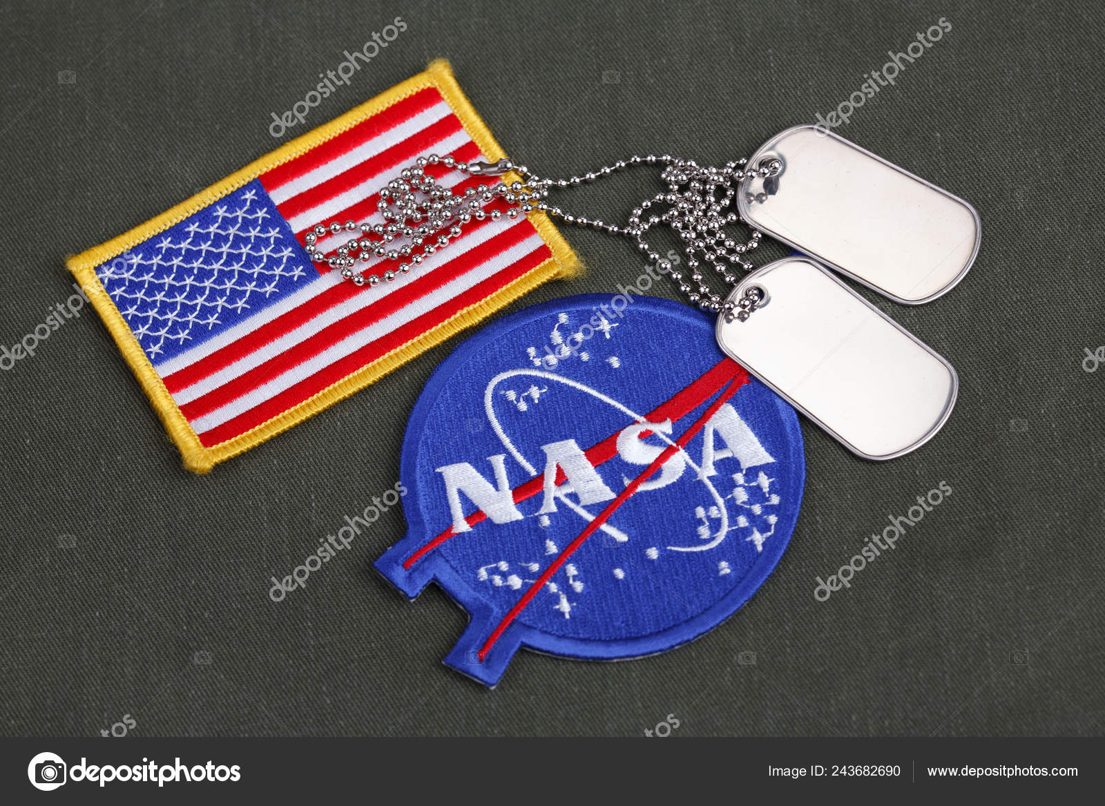 Nasa Uniform Flag