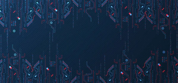 Technology background. Binary computer code. Big data concept. V Stock Vector by ©KrulUA 267668438