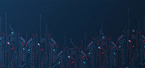 Technology background. Binary computer code. Big data concept. V Stock Vector by ©KrulUA 267668438