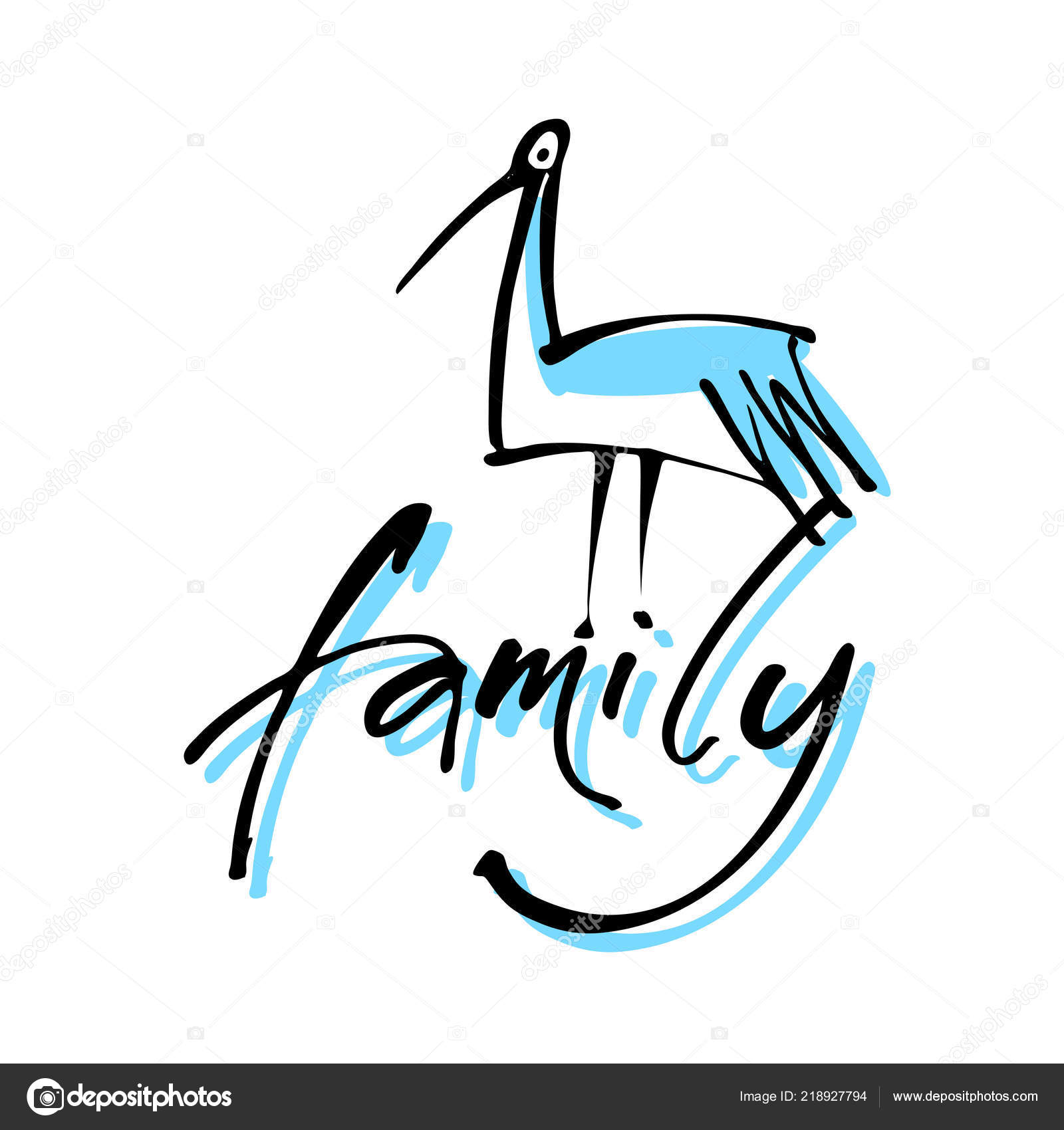 Family bird template Stock Vector Image by ©antoshkaforever #218927794