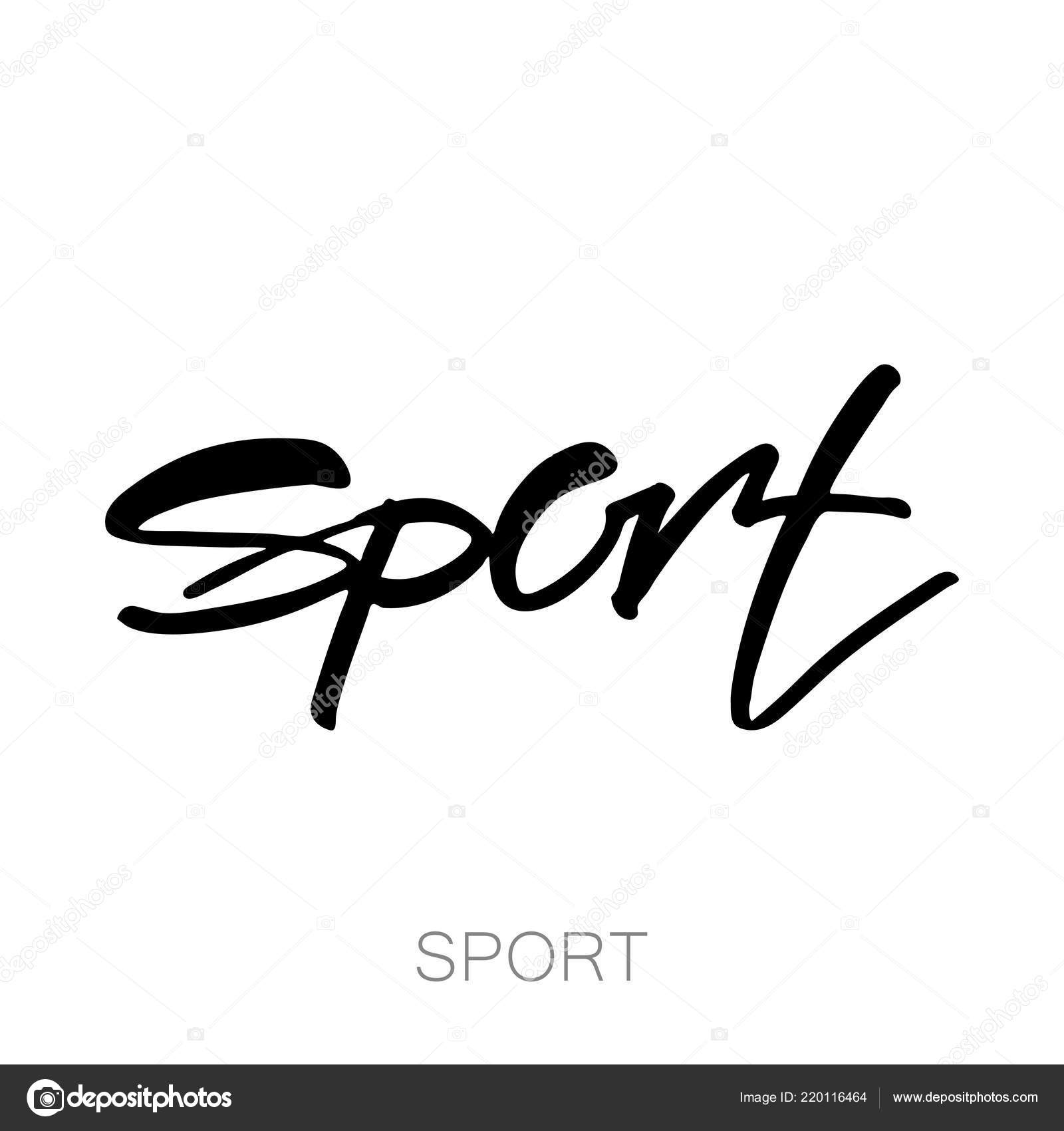 Plantilla de letras deportivas vector, gráfico vectorial ...