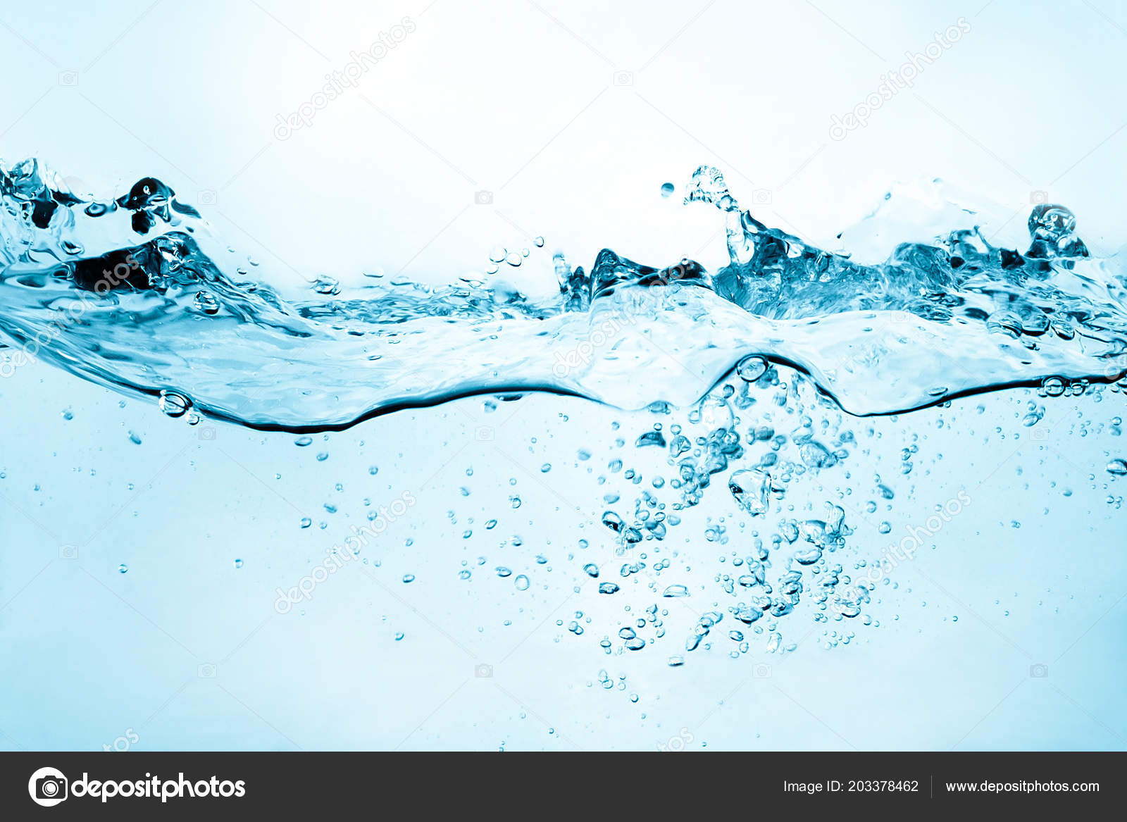 Gelembung Air Dan Udara Atas Latar Belakang Putih — Foto Stok ...