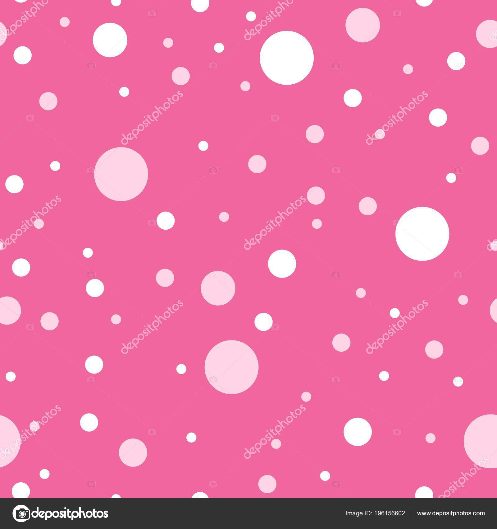 Polka Dots Seamless Texture Simple Vector Background Stock Vector By ©tupungato 196156602