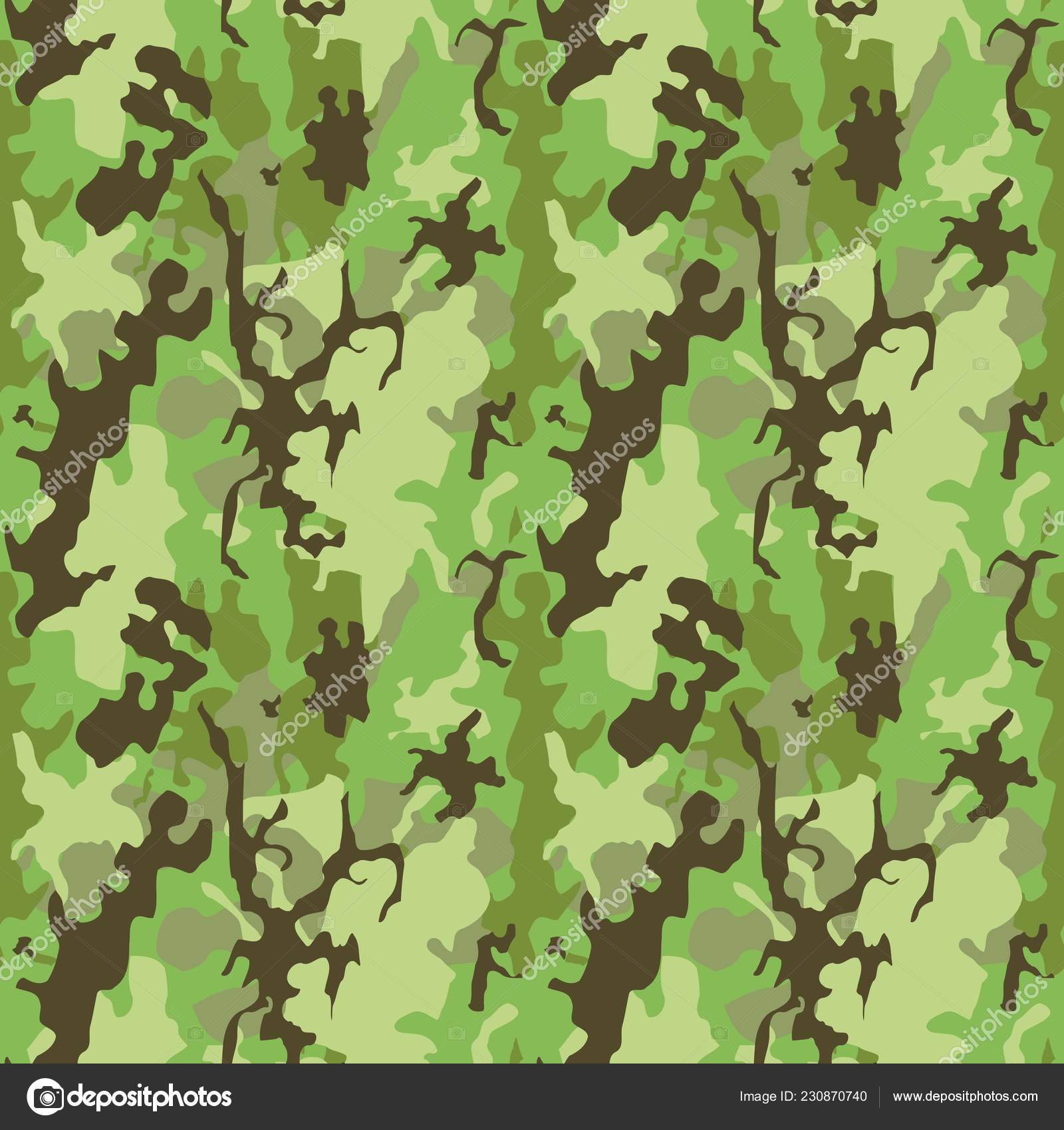 Seamless Army Camo Pattern
