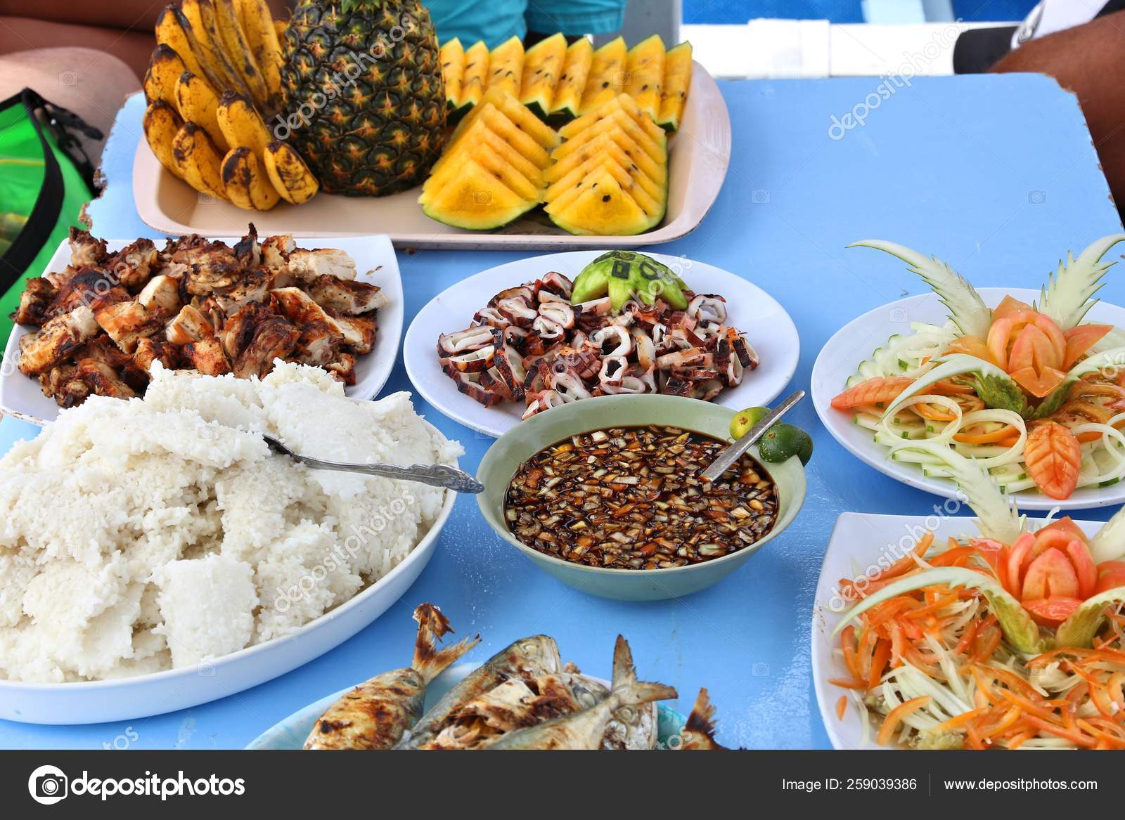 Philippines lunch food — Stock Photo © tupungato #259039386