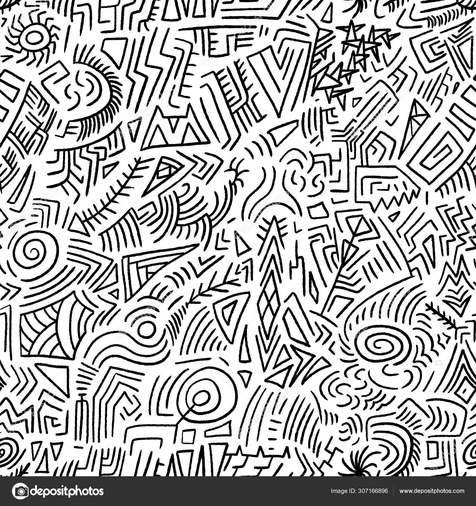 Extraño doodle fondo Vector de stock por ©tupungato 307166896