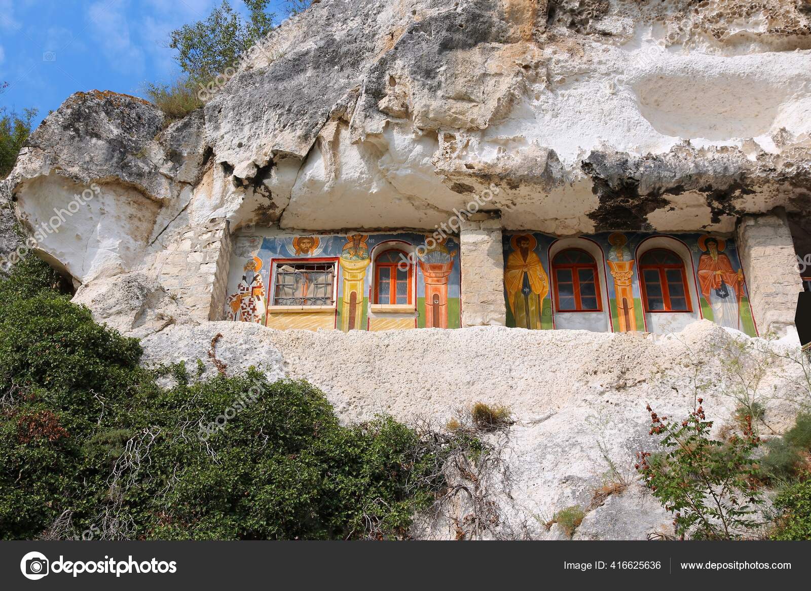 Bulgaria Rock Cave Church Monastery Ivanovo Unesco Listed Landmark ...