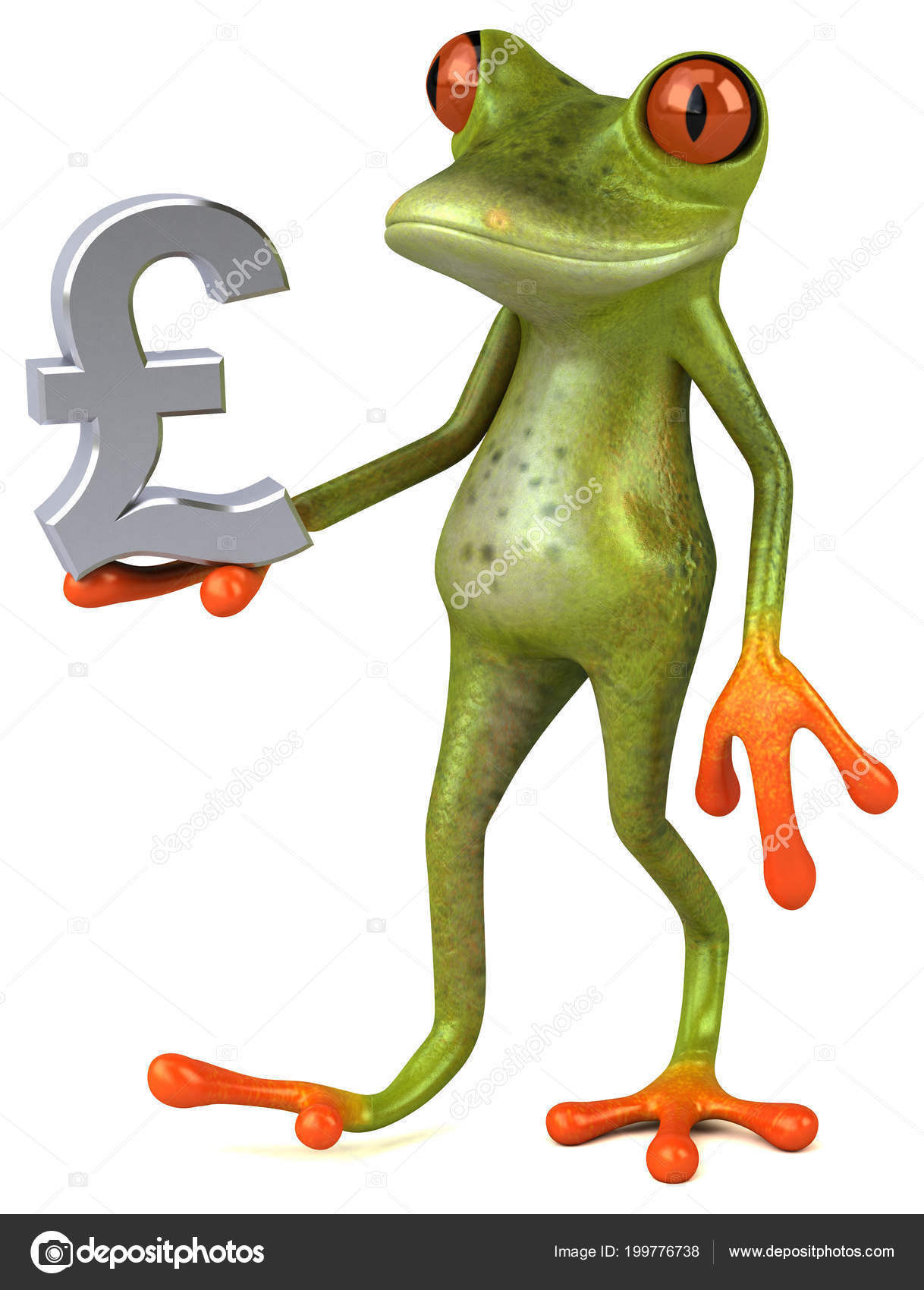 Fun Cartoon Character Pound Sign Illustration — Stock Photo © julos ...