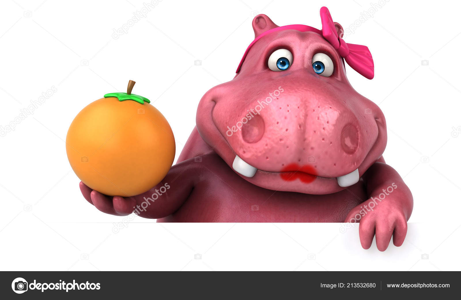 Fun Cartoon Character Orange Illustration Stock Photo by ©julos 213532680