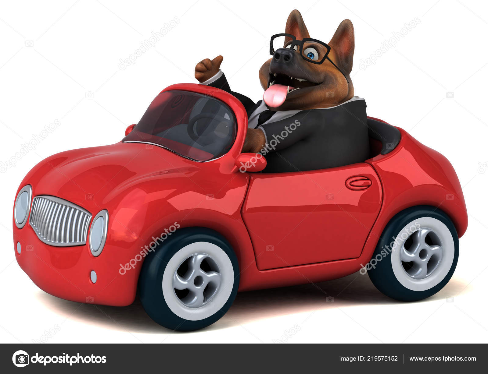 Fun Cartoon Character Car Illustration Stock Illustration by ©julos ...